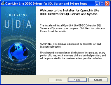 Installation and Configuration of the Lite Edition (Single-Tier) ODBC ...